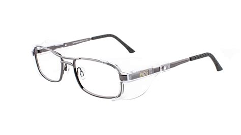 Jcb Mens Glasses Jcb Protector Gunmetal Geometric Metal Monel Frame £74 Specsavers Uk