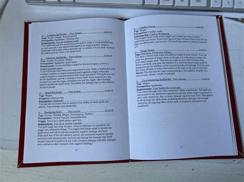 I Copied The Magus Class From Aon And Bound It In A Little Field Guide” Rpathfinder2e
