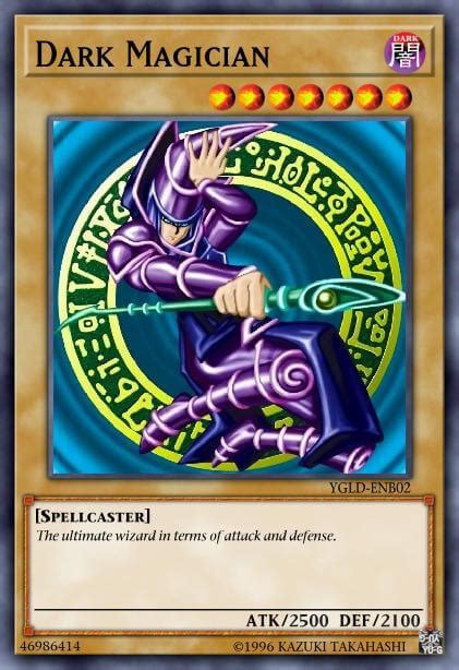 Mago Oscuro Dark Magician Yu Gi Oh Tcg Ygo Cartas