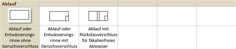 Acad Bau Palette B11 Entwässerung