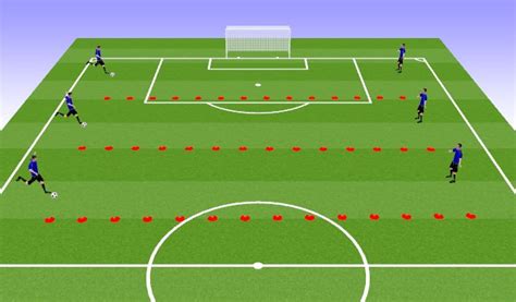 Football Soccer Long Passing Used As Counter Technical Passing