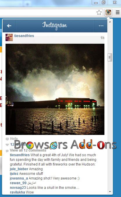 Browsers Addon Browse Instagram Direct From The Browser With Instagram