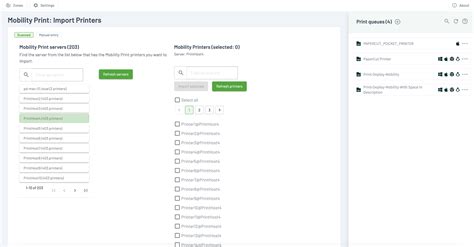 Import Mobility Print Queues Into Print Deploy Papercut