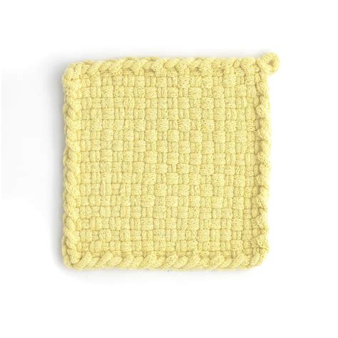 Shop American Made Earth Yellow Handwoven Potholder The Dowry