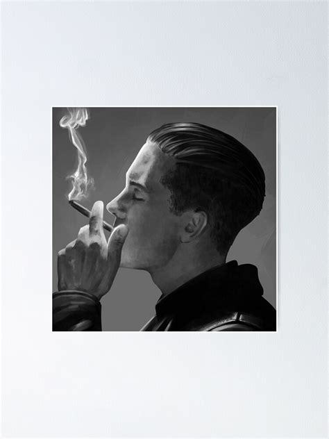 Rapper G Eazy Fan Art Drawing Poster For Sale By Ivegotartitude Redbubble