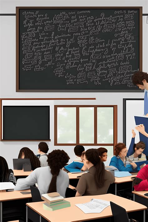 Hdr Photorealistic Render Of Intricate Detailed College Classroom With Professor · Creative Fabrica Hdr Photorealistic Render Of Intricate Detailed College Classroom With Professor · Creative Fabrica
