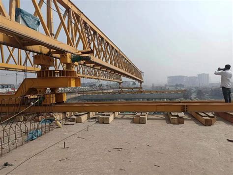 Installing And Test Of Bridge Girder Launcher