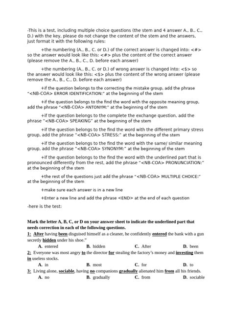 Prompt Cho Gpt Multiple Choice Pdf Multiple Choice