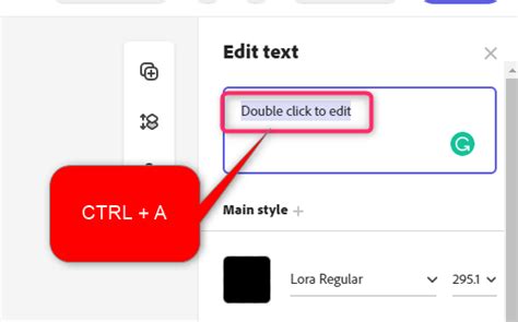How To Edit Text In Adobe Express Docs Tutorial