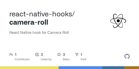GitHub React Native Hooks Camera Roll React Native Hook For Camera Roll