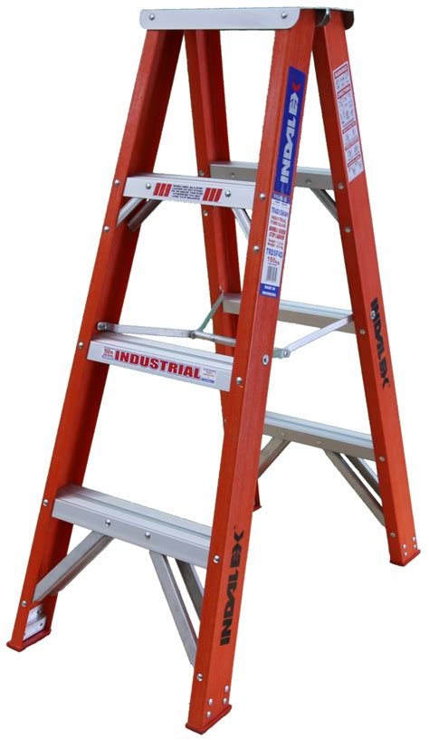 Indalex Tradesman Series Fibreglass Double Sided Step Ladder 4ft 12m Trdsf4d Ladder Shop Indalex Tradesman Series Fibreglass Double Sided Step Ladder 4ft 12m Trdsf4d Ladder Shop