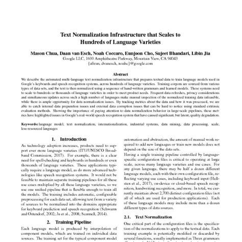 Text Normalization Infrastructure That Scales To Hundreds Of Language