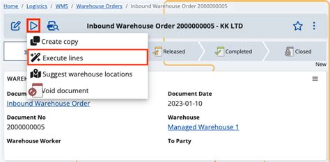 How To Execute Order Lines Tech Docs