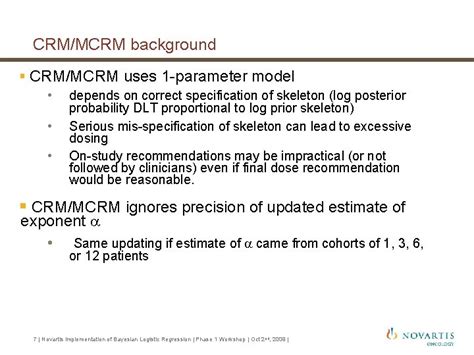 Implementation Of Bayesian Logistic Regression For Dose Escalation