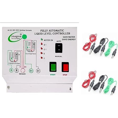 Imagine Technologies ABS Water Level Indicator With Alarm On Tank Full With Sensors Standard