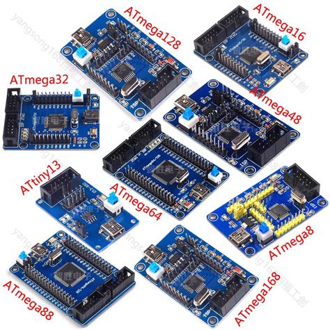 全新 Avr開發板atmega8486488128單片機學習板小系統板atmega168可開票 蝦皮購物