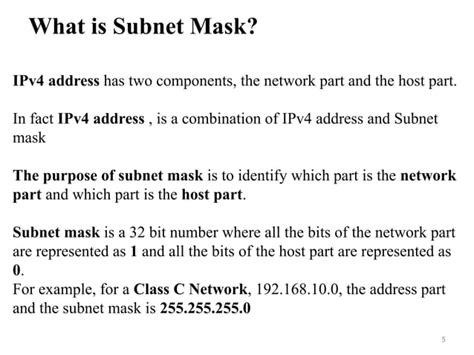 Subnettingcomputer Networking Lecturepptx