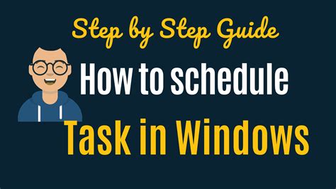 How To Schedule A Task In Windows Let S Excel In Excel