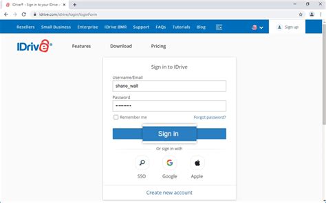 Install Idrive Ubuntu Senpassl