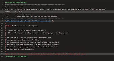 bug report · issue 366 · azure terraform azurerm caf enterprise scale