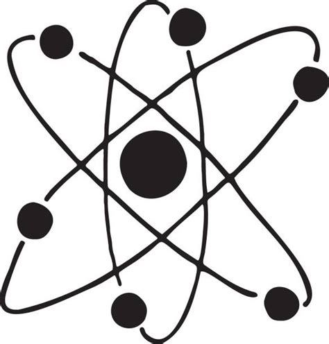 340 Electron Particle Physics White Background Stock Illustrations