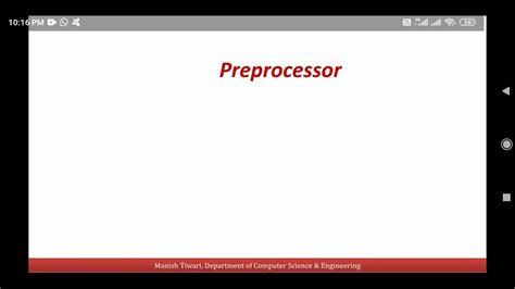 C Preprocessors Defining And Calling Macros YouTube