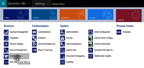 How To Enable Mobile Offline Configuration In Microsoft Dynamics 365