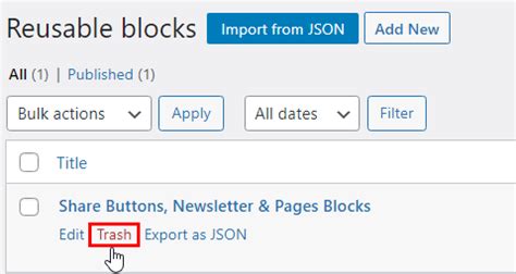 How To Delete Reusable Blocks In WordPress Journey Bytes
