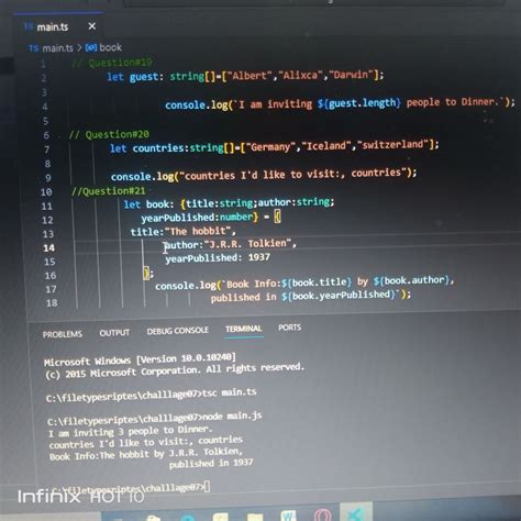 day 7 of 7 100daysofcodechallenge typescript task completed alveena