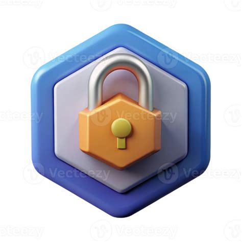 Mesmerizing Minimalist Geometric Symbol Of Security A Lock Flat Color Clean Lines Minimal