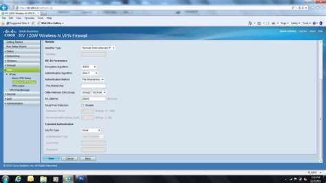 Solved How Do I Setup A Vpn Using A Cisco Rv W Experts Exchange