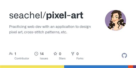 GitHub Seachel Pixel Art Practicing Web Dev With An Application To Design Pixel Art Cross