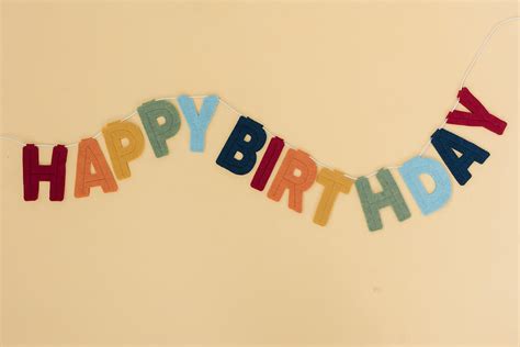 Happy Birthday Banner Eventide Pennant Co