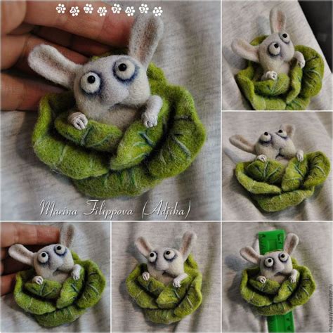 Валяные броши для примера купить или заказать в интернет магазине на Ярмарке Мастеров Броши