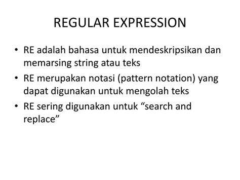 ppt regular expression powerpoint presentation free download id