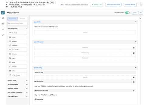Workflow Sftp Upload Integration Template