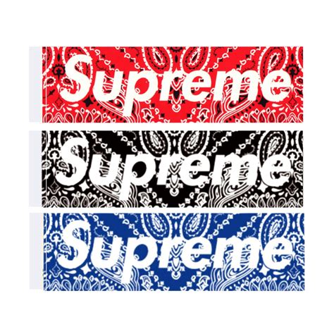 Supreme Lv Box Logo Sticker