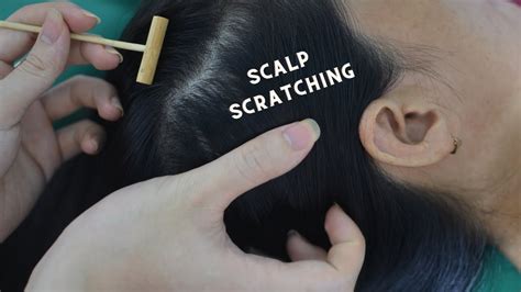 ASMR Scalp Check, Hair Parting, Hair Play, Hair Brushing Real Person ...