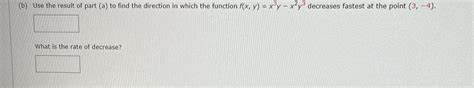 solved b ﻿use the result of part a ﻿to find the