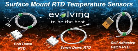 Surface Mount Rtd Temperature Sensors Evolution Sensors And Controls