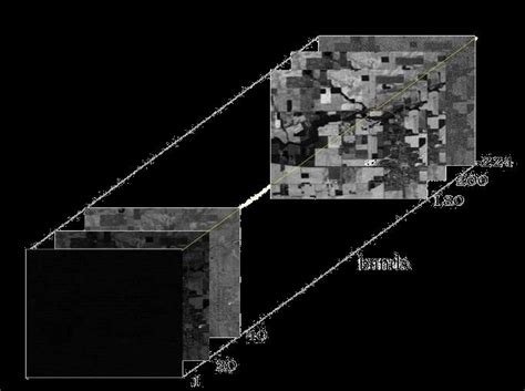 1 A Hyperspectral Data Cube Sample Low Altitude The Data Cube Is Download Scientific