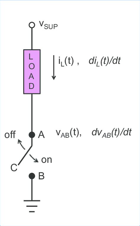 A Simple Power Electronics Switching Circuit Showing Load Switch
