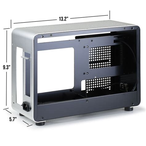 Aluminum Black Silver Htpc Mini Itx Computer Case Mini Tower Pc Gaming Sff Case Small Form