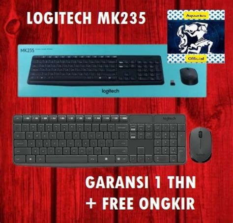 Jual Logitech Mk235 Keyboard Mouse Combo Wireless Di Seller Farwa Store Tugu Selatan Kota