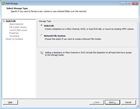 vmware esxi 5 how to add a new storage datastore it support guides