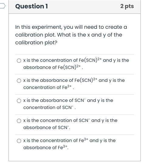 Question 1 2 Pts In This Experiment You Will StudyX