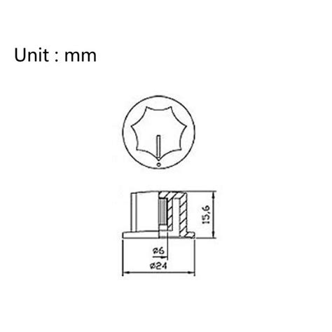 Set Of 4 Jazz Bass Volume Knobs Knurled Shaft Pots 24 Splines Inch Size