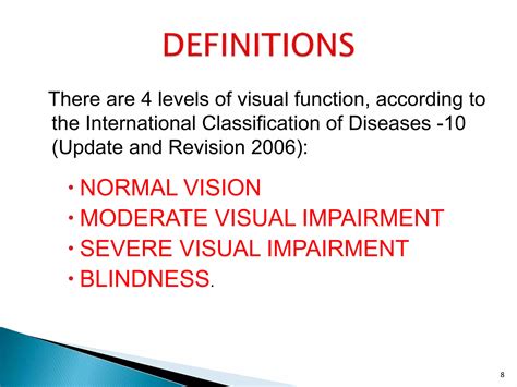 Epidemiology Of Blindness Pptx
