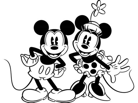 Ilustracin De Minnie Mouse Plantilla De Minnie Mouse Mickey Mouse
