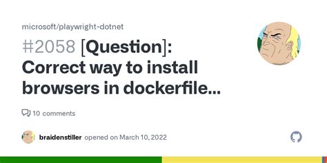 Question Correct Way To Install Browsers In Dockerfile With